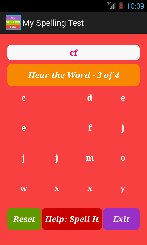 My Spelling Test:Amazon.com:Appstore for Android