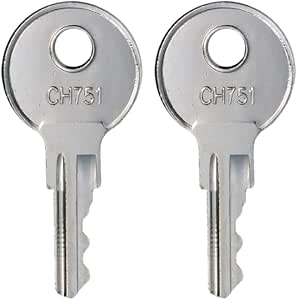 Amazon.com: 2Pcs CH751 Multiple Storage Compartment Opening Keys ...