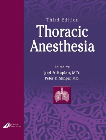 Thoracic Anesthesia: 9780443066191: Medicine & Health Science Books ...