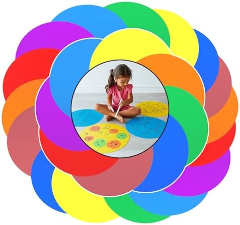 Amazon.com: KR. LIF 12 Inch Dry Erase Dots for Classroom Tables ...