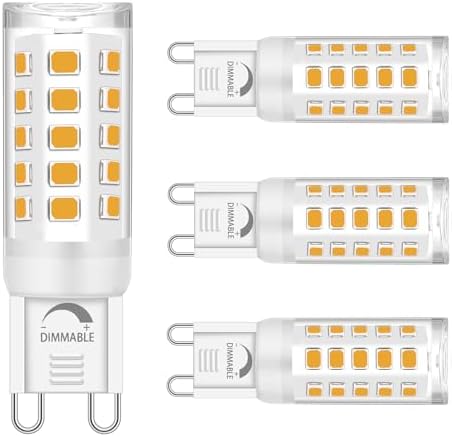 Ugvmn G9 LED Bulb Dimmable, No Flicker 2700K Soft Warm White T4 Small ...