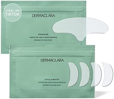 Amazon.com : Dermaclara Silicone Face Patches for Wrinkles & Fine Lines ...