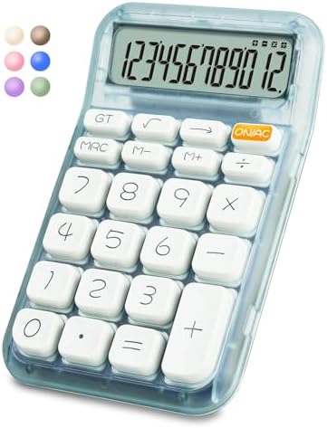 Amazon.com : Mr. Pen- Mechanical Switch Calculator, 10 Digits, Purple Calculator, Transparent ...