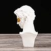 Amazon.com: BRABUD Greek Mask David Man Bust Statue Resin White Gold ...