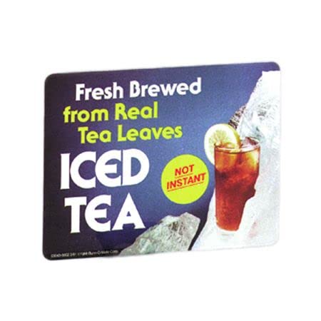 Bunn 03043.0002 Decal, Fresh Brewed Iced Tea: Amazon.com: Industrial ...