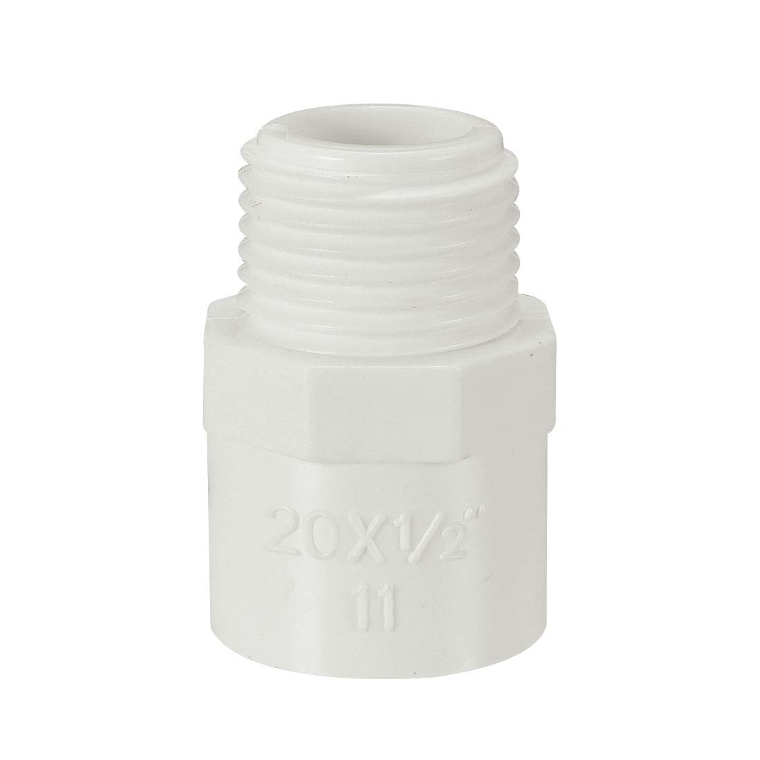 uxcell 20mm Slip x 1/2 PT Male Thread PVC Pipe Fitting Adapter ...