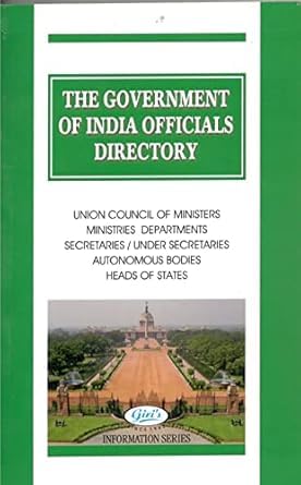 Buy The Government of India Officials Directory (Central Government ...