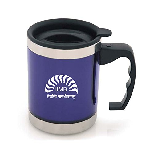 IIMB Stainless Steel Travel Mug (Blue, 350ml) : Amazon.in: Home & Kitchen
