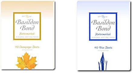 Basildon Bond P4TO 178 x 229 mm Writing Pad with 40 Sheets - Champagne ...