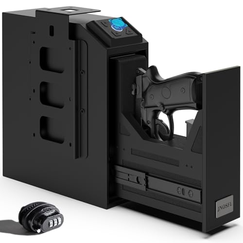Snapklik.com : Biometric Gun Safe, Bedside Fingerprint Pistol Safes For ...