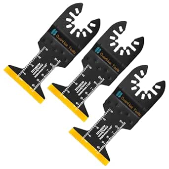 3PCS Titanium Oscillating Multi Tool Blades - Extra-Long Multitool ...