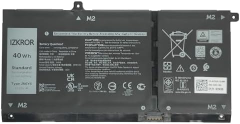 Amazon.com: 53Wh H5CKD 15V Battery for Dell Inspiron 5300 5301 5401 ...