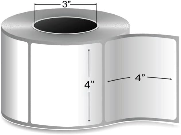Amazon.com : Shield Label Thermal Transfer Labels, 4 x 6 Inch, 4 Rolls ...