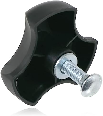 Spares2go Lawnmower Handle Bolt Knob Wing Nut Bar Spare Part Lawn Mower ...
