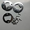 Amazon.com: 50 Set Bottle Opener Insert Stainless Steel Round DIY ...