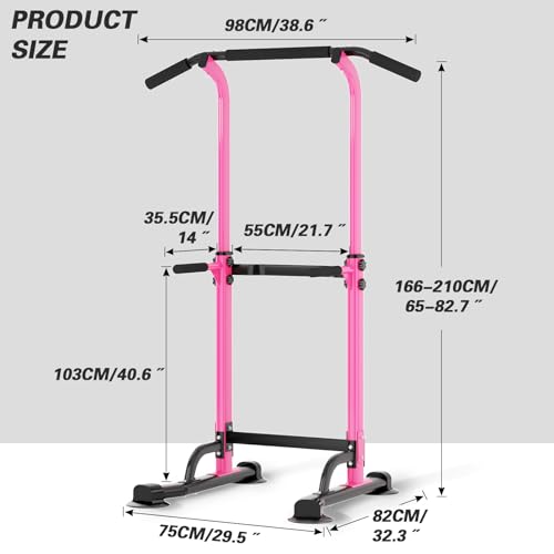 Snapklik.com : Soges Power Tower Pull Up Bar Station, Free Standing ...