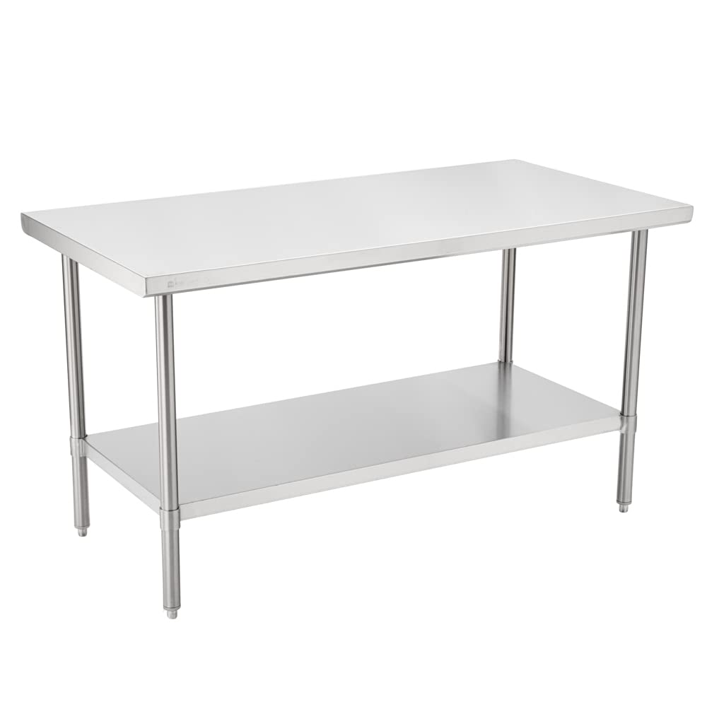 Amazon.com: Restaurantware-Kitchen Tek 60x30 Inch Stainless Steel Table ...