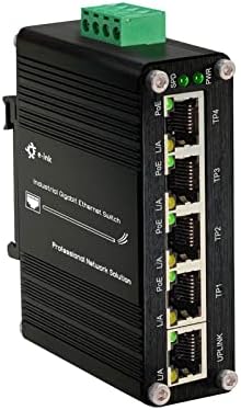 Amazon.com: Centopto Mini Industrial 5 Ports Gigabit PoE Switch ...