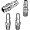 Amazon.com: TorSor 5 Pack Air Compressor Hose Fittings PM20 to 1/4" BSP ...