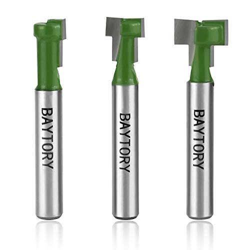 GuatemalaDigital.com - Producto: BAYTORY 3Pcs Keyhole Router Bits Set ...