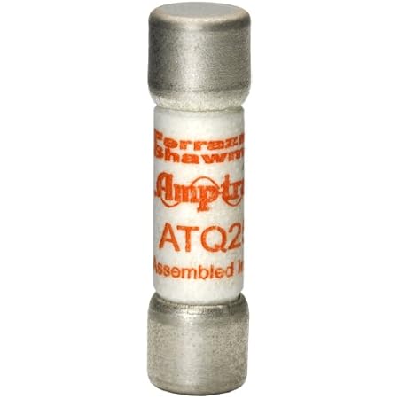Mersen ATQ25 500V 25A Time Delay Midget Fuse, 10-Pack - Cartridge Fuses ...