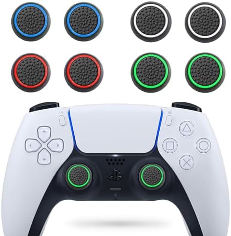 Amazon.com: TERRATREK 8 PCS Thumb Grips for PS5, PS4, Xbox One, Xbox ...