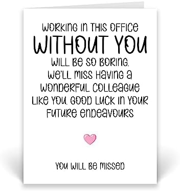 Rib ticklerz - Card For Colleague Leaving Card New Job Cards Work ...