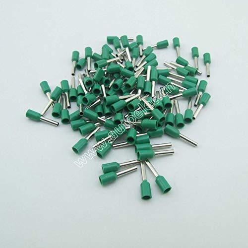 Davitu 100PCS E0506 AWG#22 Ferrule Copper Terminal Cord End VE0506 Tube Insulated terminals 0 ...
