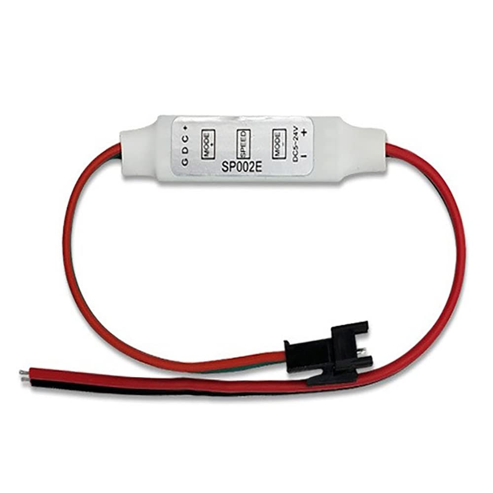 Mini WS2812B WS2811 LED Pixels Strip Light Controller 3Keys USB DC