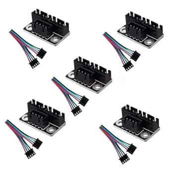 Amazon.co.jp: 5 pcs 3D Printer Stepper Motor Parallel Module with Cable ...