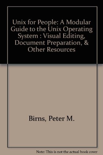 『Unix for People: A Modular Guide to the Unix Operating - 読書メーター