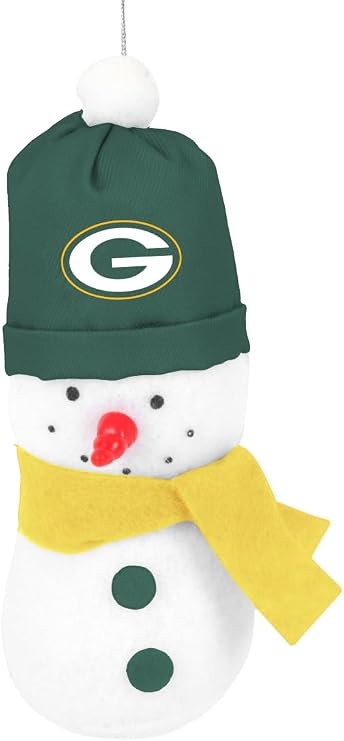 Amazon.com: FOCO Green Bay Packers NFL 3.5 inch Snowman Holiday ...
