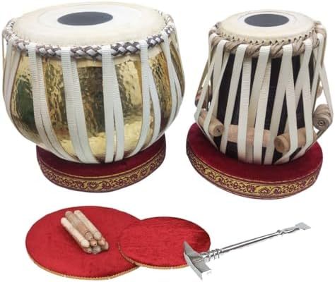SG Musical Mathar design 3kg Brass Dagga Tabla Jodi Set : Amazon.in ...