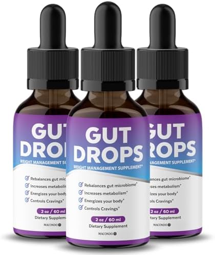 Amazon.com: (3 Pack) Gut Drops - Official Gutdrop Supplement Premium ...