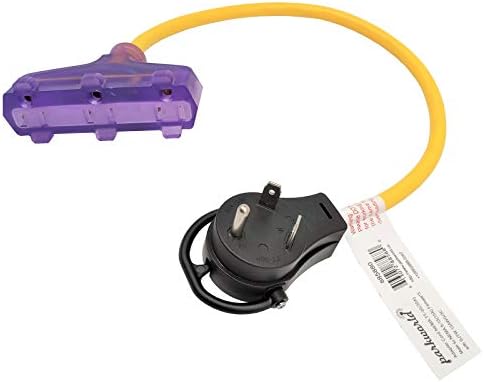 Amazon.com: Parkworld RV 30A to (3) 15A Tri Outlet Household Adapter ...