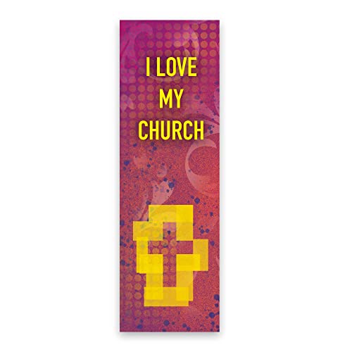 Snapklik.com : I Love My Church, Bulk Pack Of 25 Christian Bookmarks ...