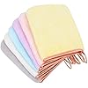 PHOGARY 6 Pack Microfiber Body Wash Mitts, 6×8 Inch Super Absorbent ...