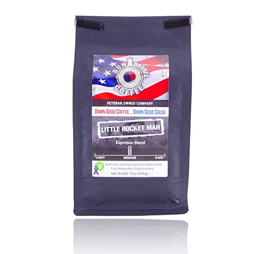 Amazon.com : Gun Barrel Coffee Whole Bean Espresso - Little Rocket Man ...