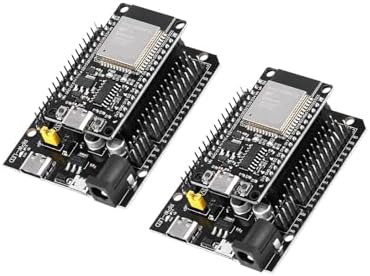 2 Sätze ESP32S und Terminal Adapter, NodeMcu ESP32 Wroom 32 ...
