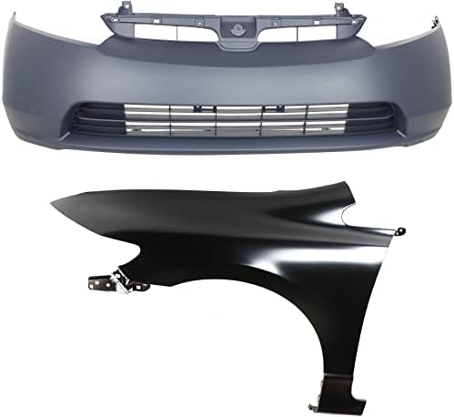 Amazon.com: FitParts Compatible with Front Bumper Cover 2006-2008 Honda ...