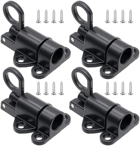 4 Pcs Aluminium Alloy Spring Loaded Bolt, Loft Ceiling Hatch Lock Catch ...