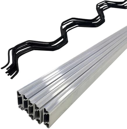 Amazon.com : 6.6 FT Spring Wire and Lock Channel for Greenhouse,10 Set ...