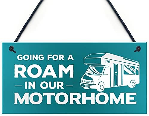 RED OCEAN Funny Caravan Sign Home Decor Sign For Caravan Campervan ...