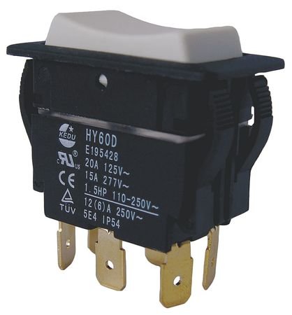 Amazon.com: Rocker Switch, DPDT, 6 Connections : Industrial & Scientific