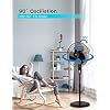 Amazon.com: BLACK+DECKER 16 Inches Stand Fan with Pedestal Base, Height ...