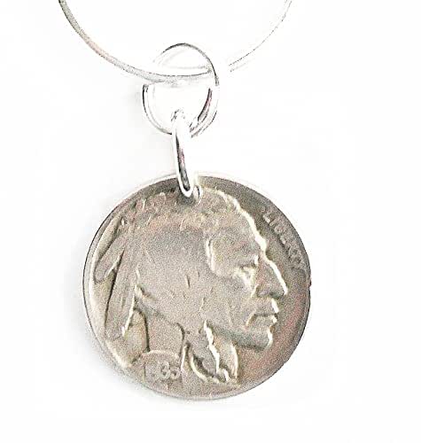 Amazon.com: 1935 Buffalo Nickel Key Ring, U.S. Coin Keychain : Handmade ...