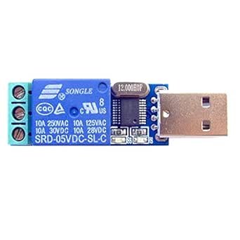 iHaospace LCUS-1 USB Relay Module USB Intelligent Control Switch ...
