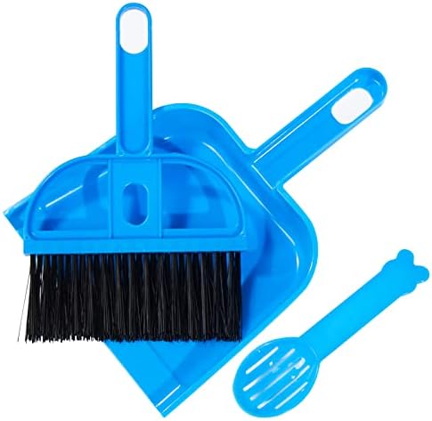 Amazon.com : 3 Pack Mini Hand Broom and Dustpan Sand Scooper Set Cage ...