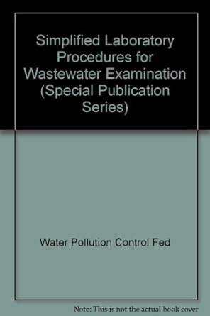 Amazon.com: Simplified Laboratory Procedures for Wastewater Examination ...