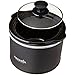Amazon.com: Crock-Pot Mini 1.5 Quart Round Manual Slow Cooker, Black ...